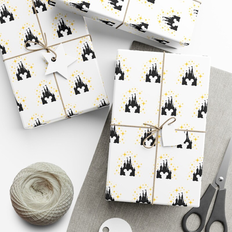 Mickey Mouse Wrapping Paper - Etsy