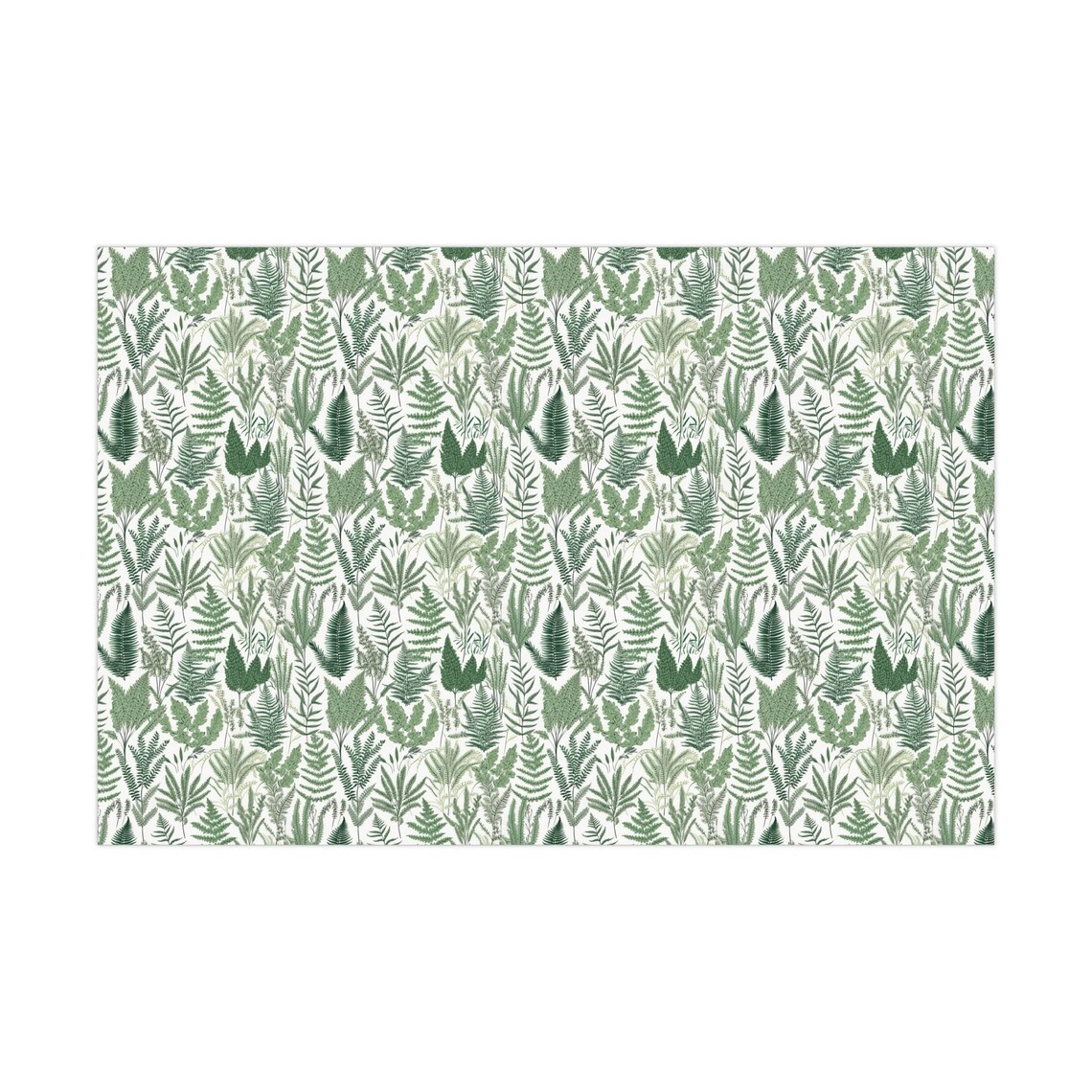 Fern Gift Wrapping Paper, Botanical Gift Wrap, Nature-inspired, Fern ...