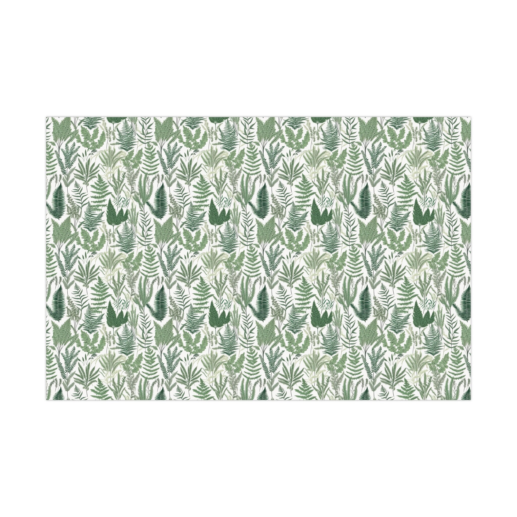 Fern Gift Wrapping Paper, Botanical Gift Wrap, Nature-inspired, Fern ...