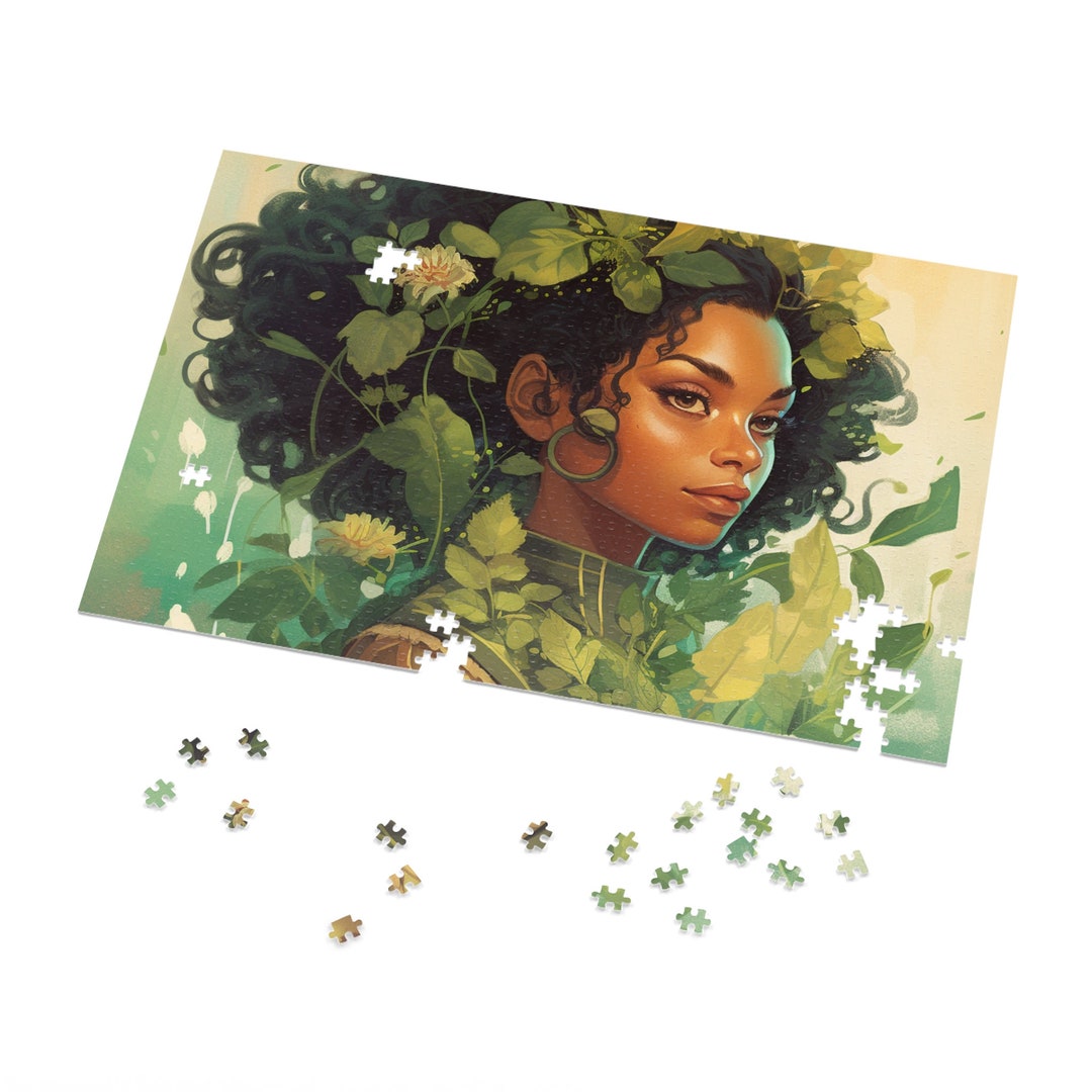 Ethereal Plant Goddess Puzzle Mystical Botanical Jigsaw Puzzle 500 or ...