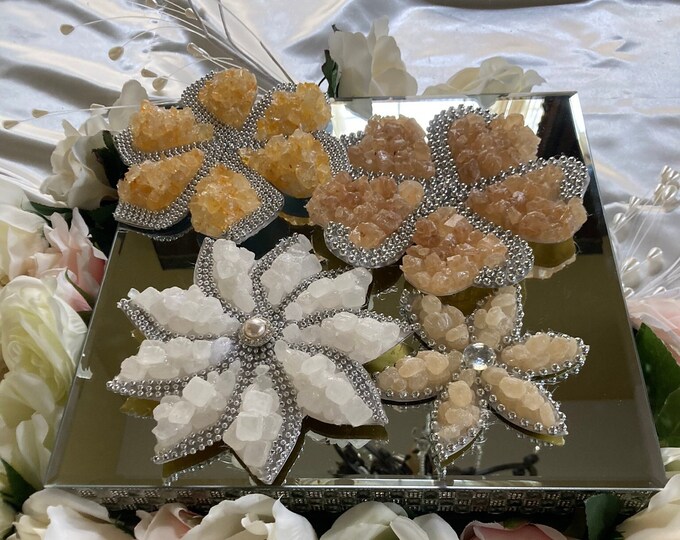 Sofreh Aghd Color Nabat Flowers Set for Persian Wedding: 4 Piece Silver ...