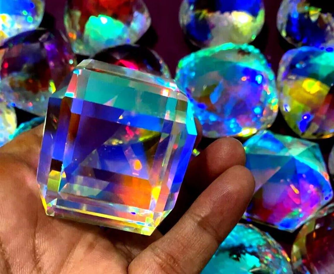 5000 Ct+ Rainbow Color Mix Cut Natural Big Size Mystic Topaz Gemstone ...