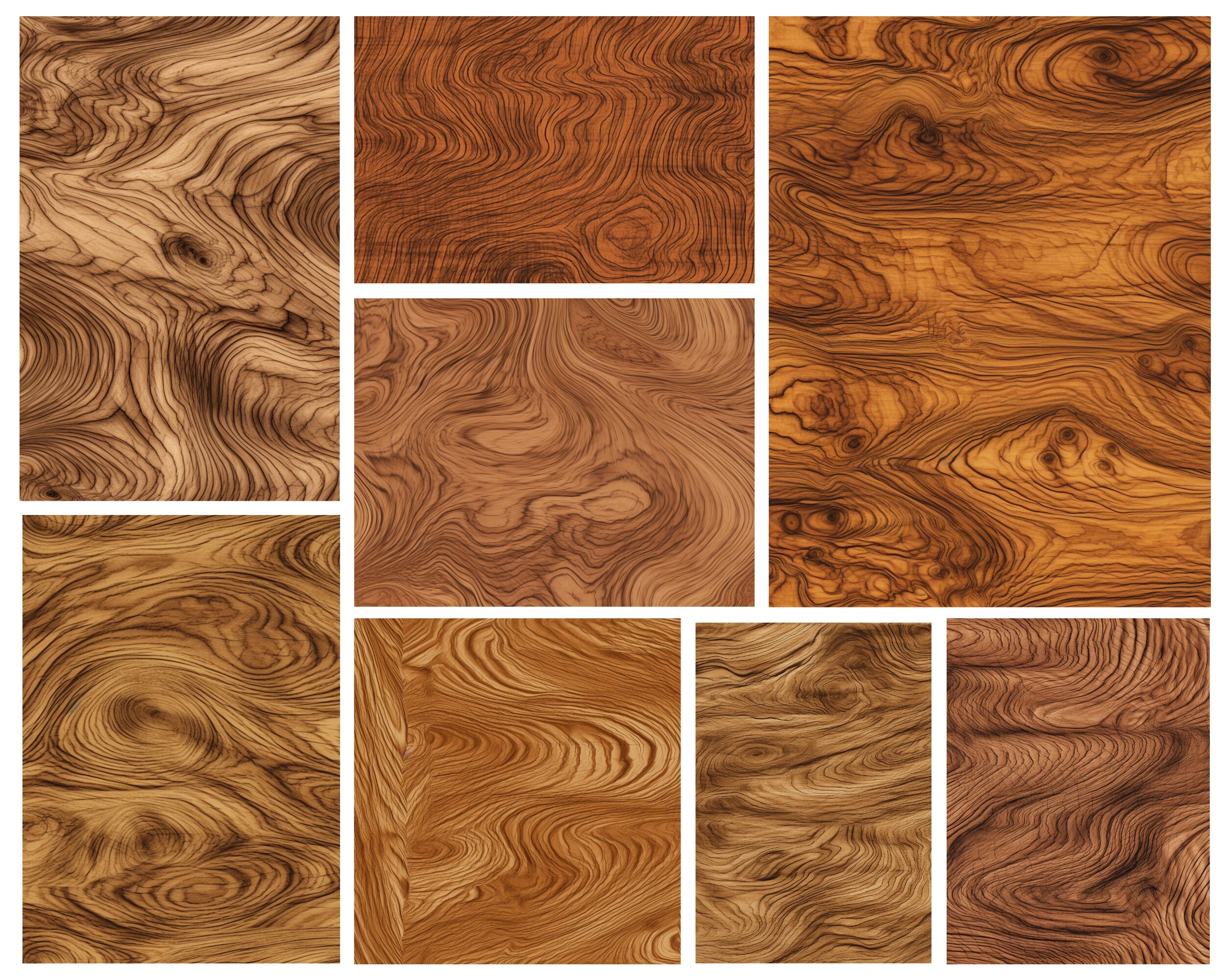 Wood Textures - Natural Wood Digital Pattern, Wood Texture Pack ...