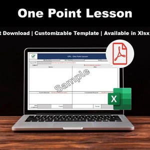 One Point Lesson Tool for Problem Solving, Training Employees ...