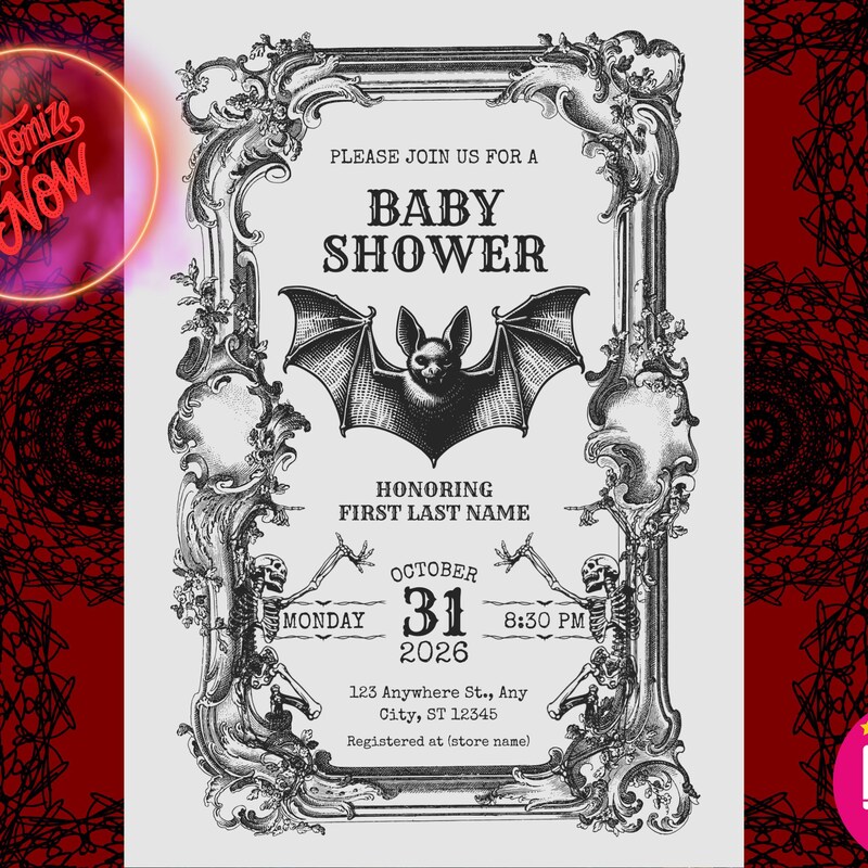 Punk Baby Card - Etsy