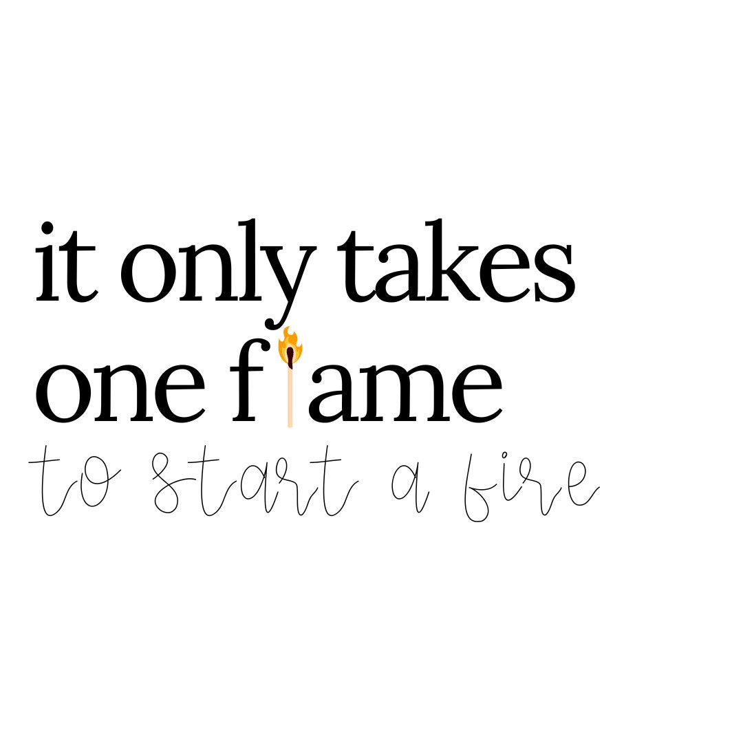 Enola Holmes It Only Takes One Flame to Start A Fire - Etsy