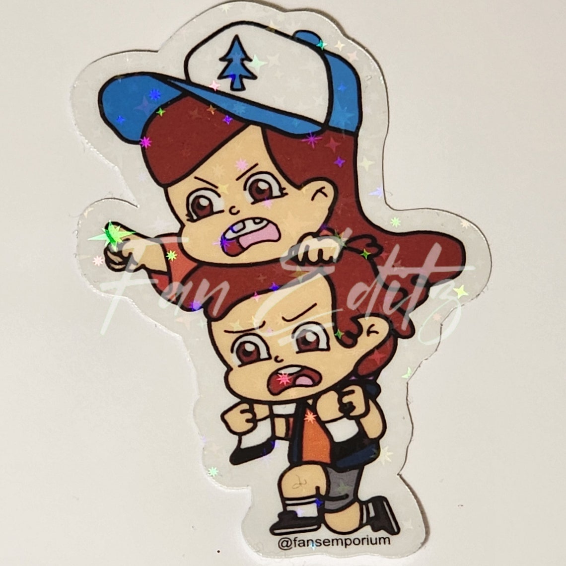 Dipper and Mabel Sticker, Gravity Falls Sticker, Premium Sticker ...