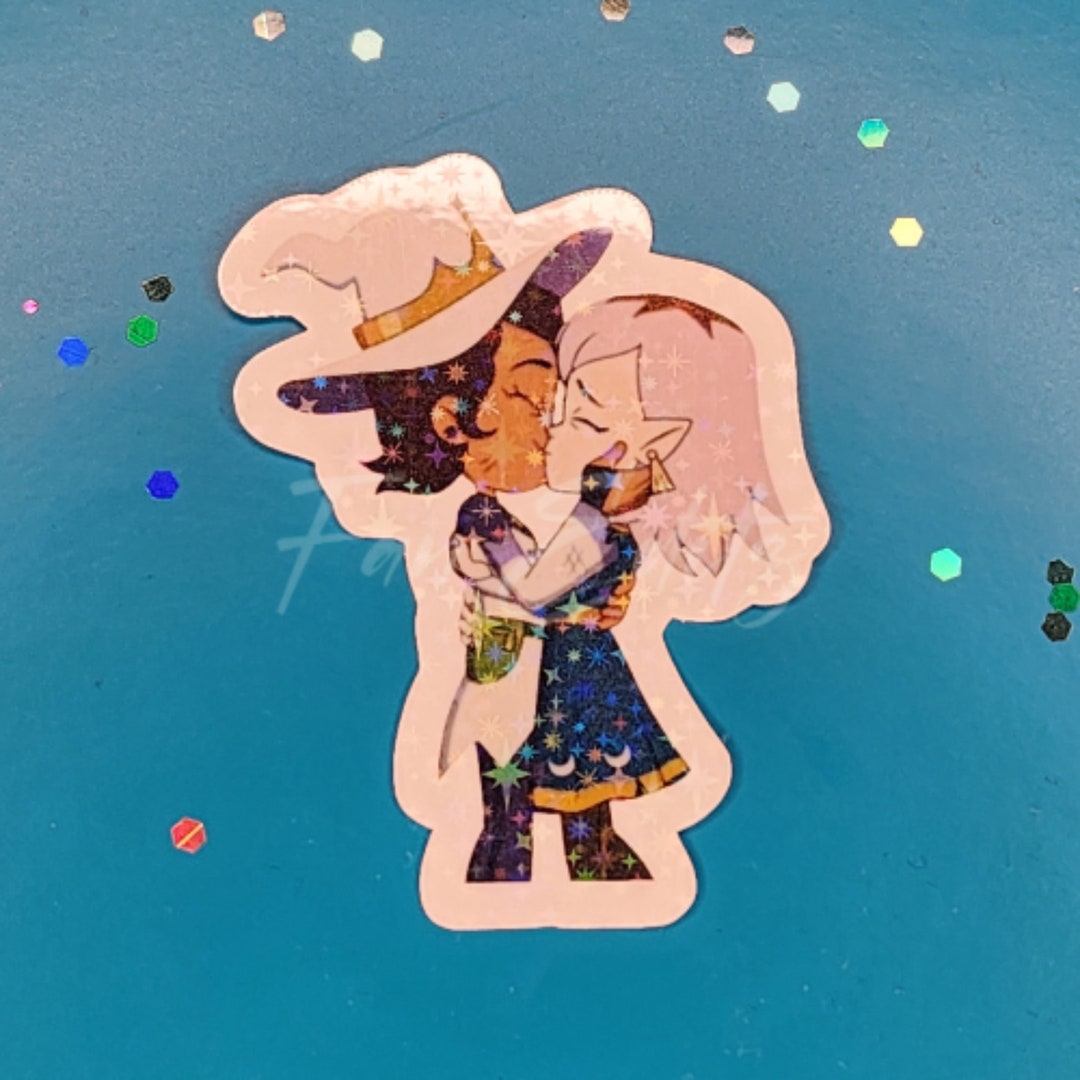 Lumity Kiss, TOH Sticker, Premium Sticker, the Owl House Vinyl Stickers ...