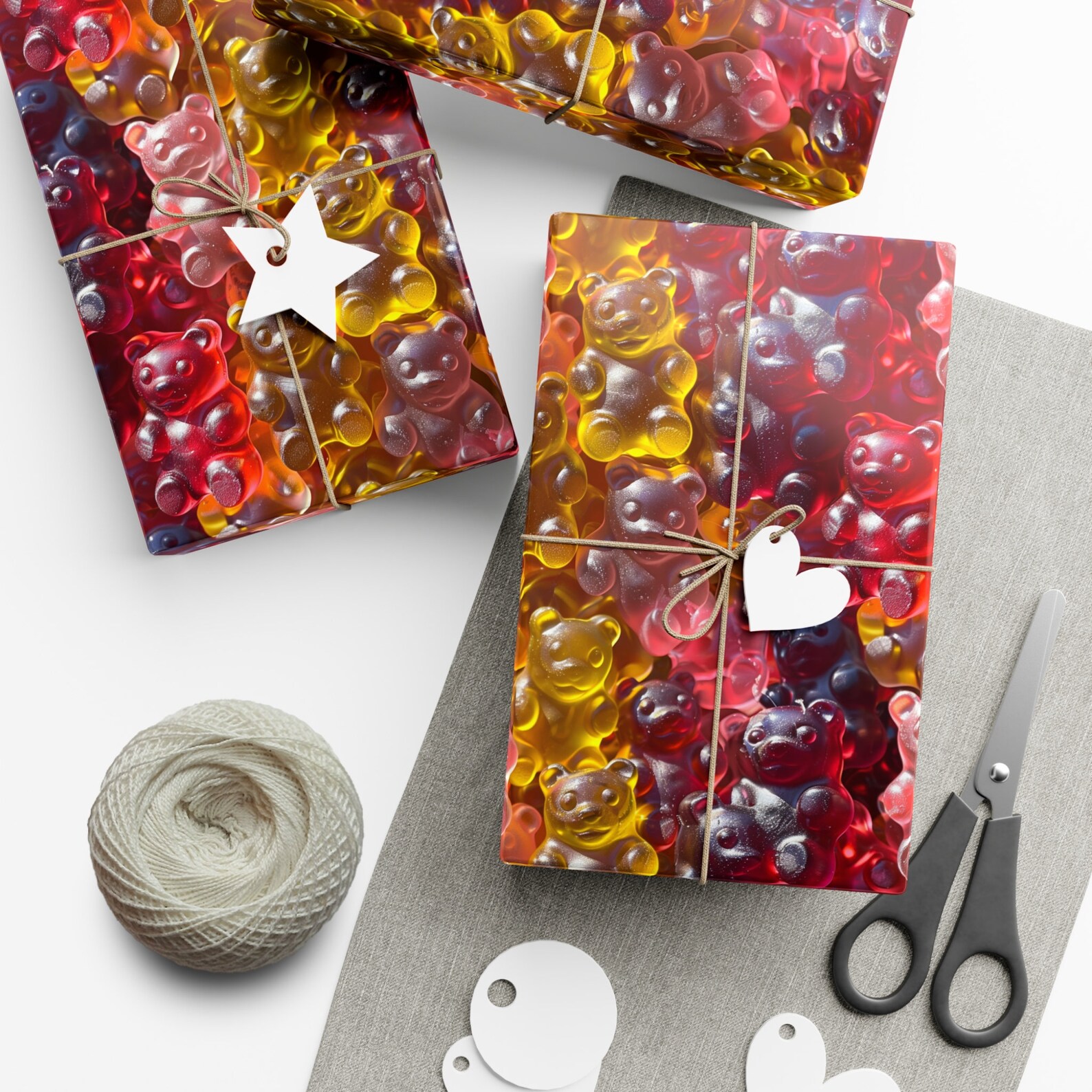 Gummy Pandas: Premium Gift Wrap - Decorative Repeating Pattern, Matte ...