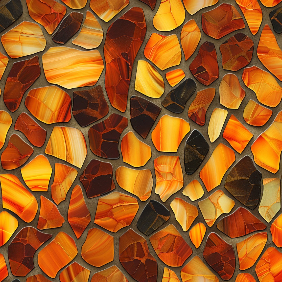 Giraffe Mosaic: Seamless Tile Art - Perfect for Backgrounds and Graphic ...