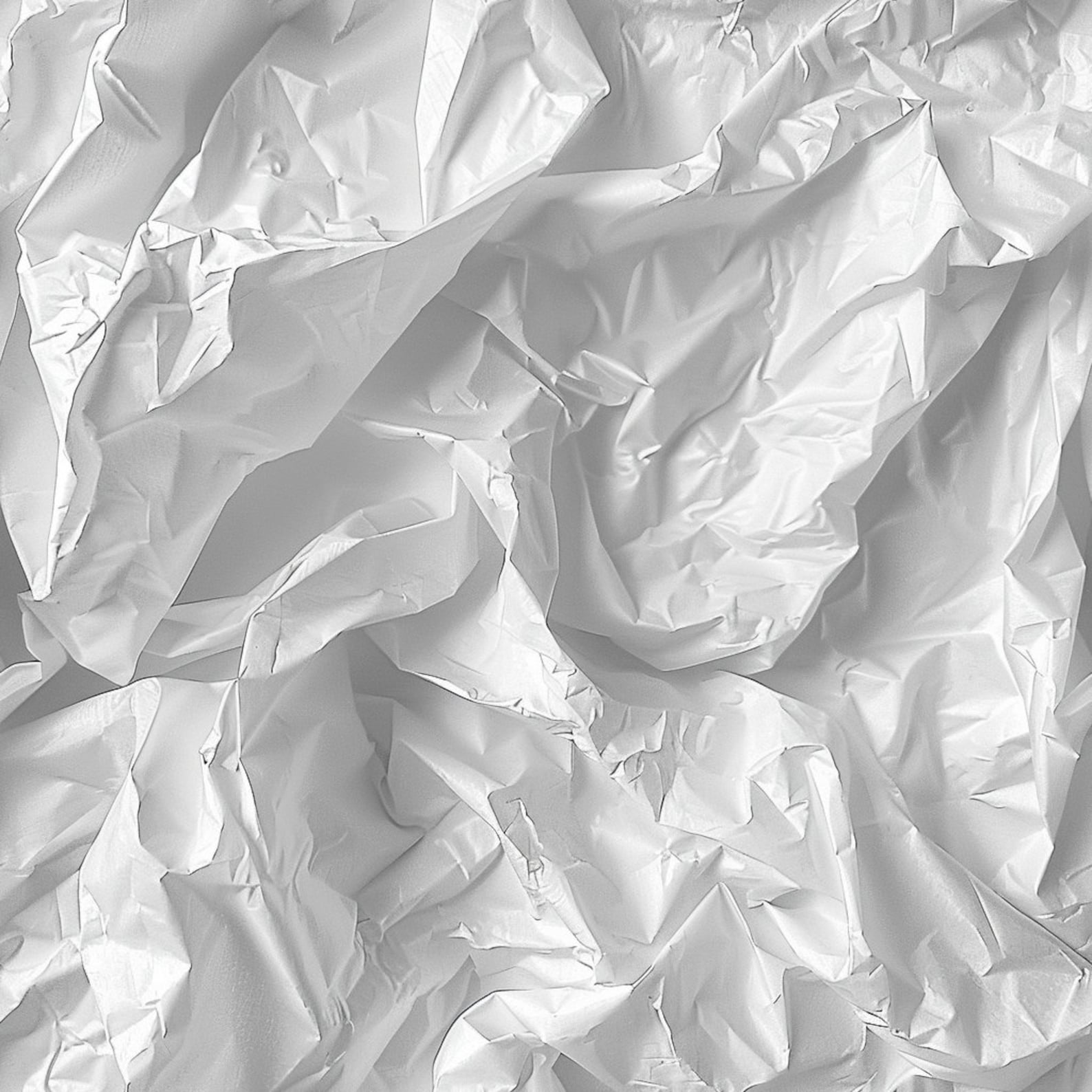 White Tissue Paper: Crumpled Seamless Tile Art - Perfect for ...