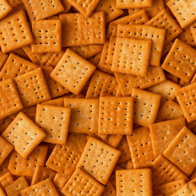 Cheesy Crackers: High Quality Seamless Tile Art - Perfect for ...