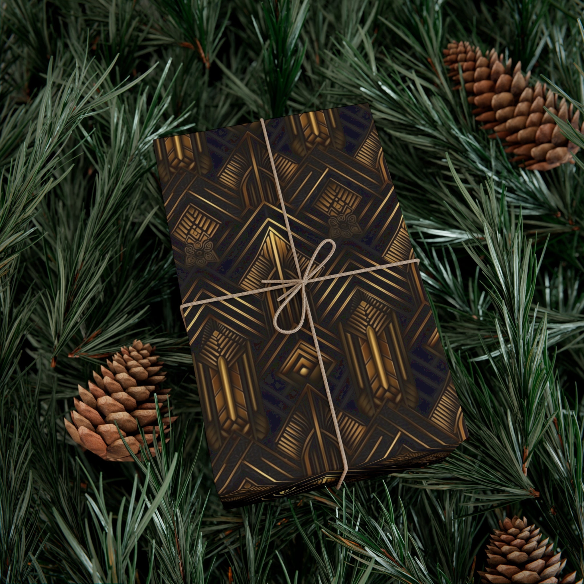Art Deco Glam: Premium Gift Wrap Decorative Repeating - Etsy