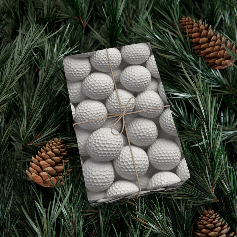 Golf Ball Dimples: Premium Gift Wrap - Decorative Repeating Pattern ...