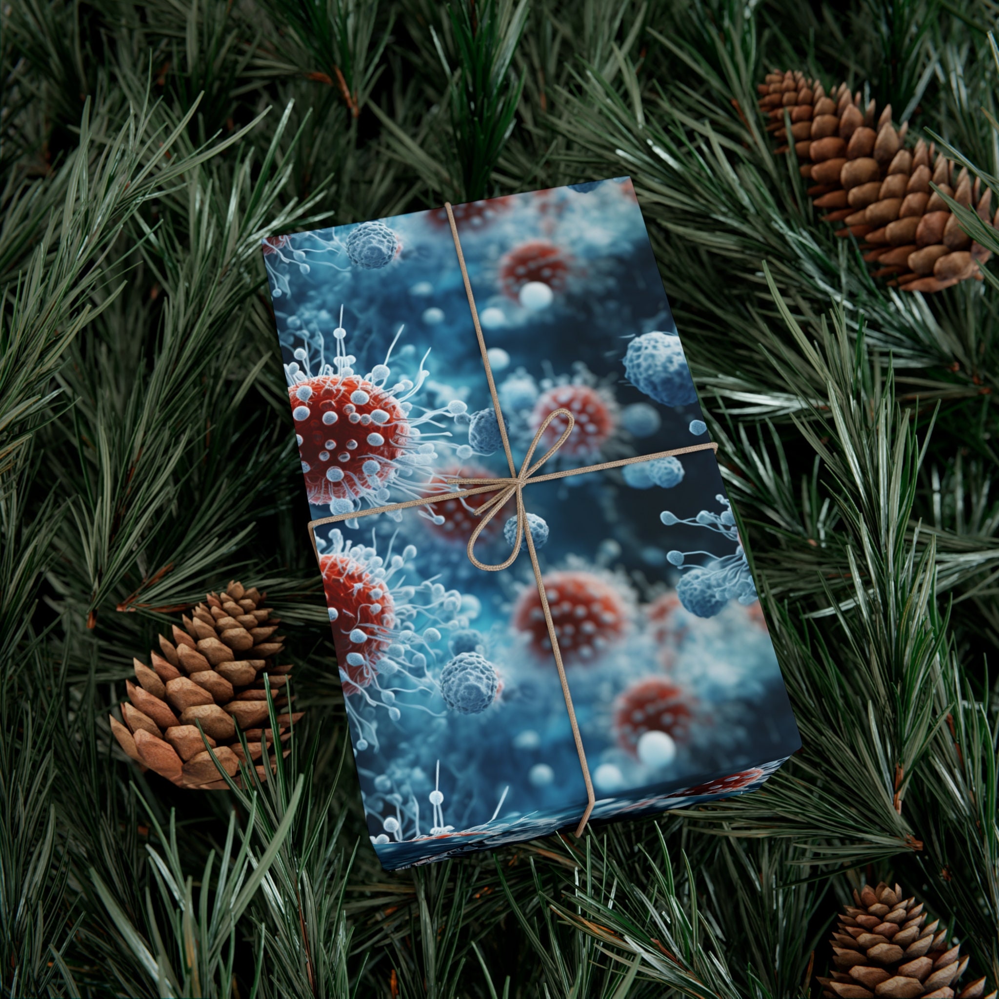White Blood Cells: Premium Gift Wrap - Decorative Repeating Pattern ...