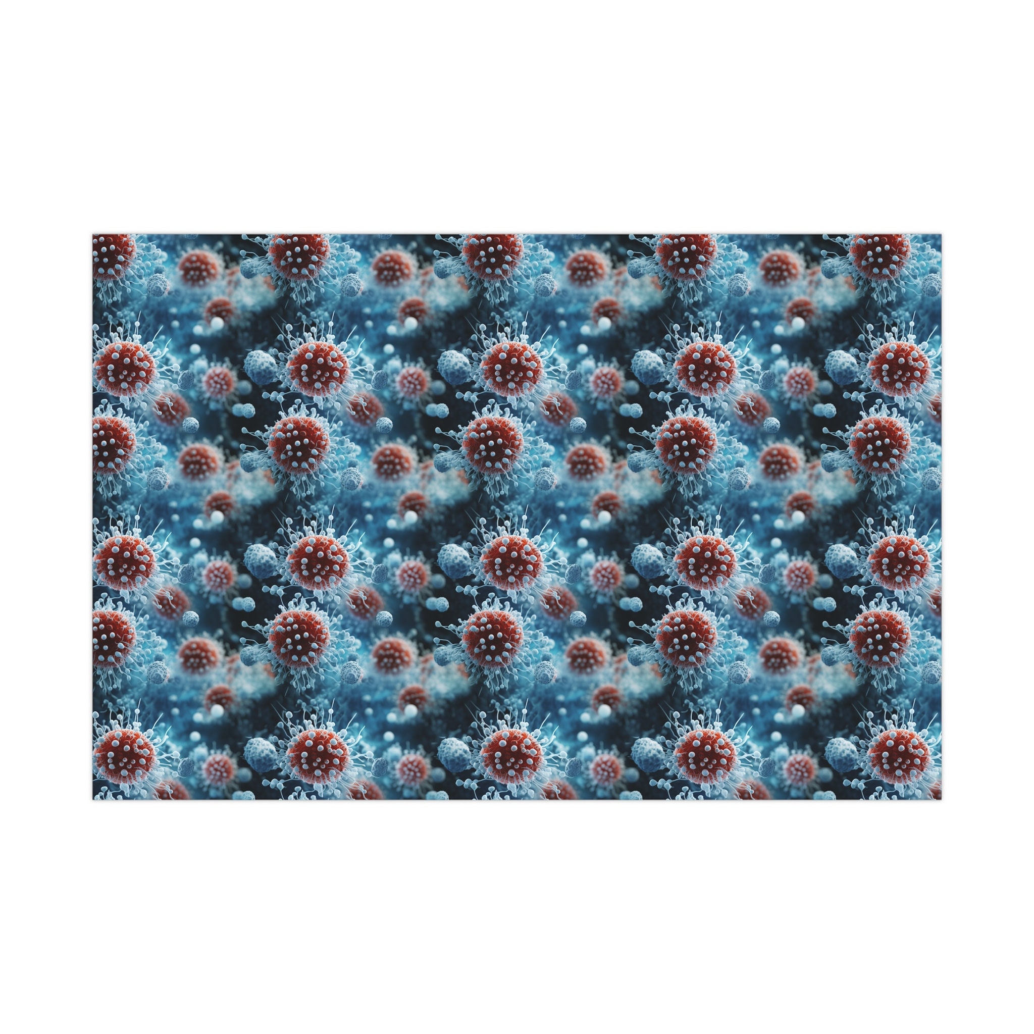 White Blood Cells: Premium Gift Wrap - Decorative Repeating Pattern ...