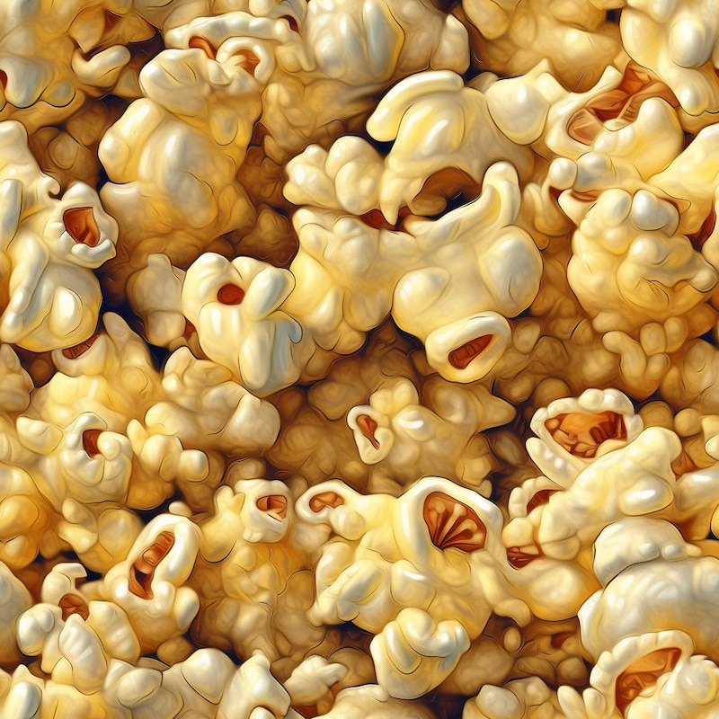 Popcorn Kernel Print - Etsy