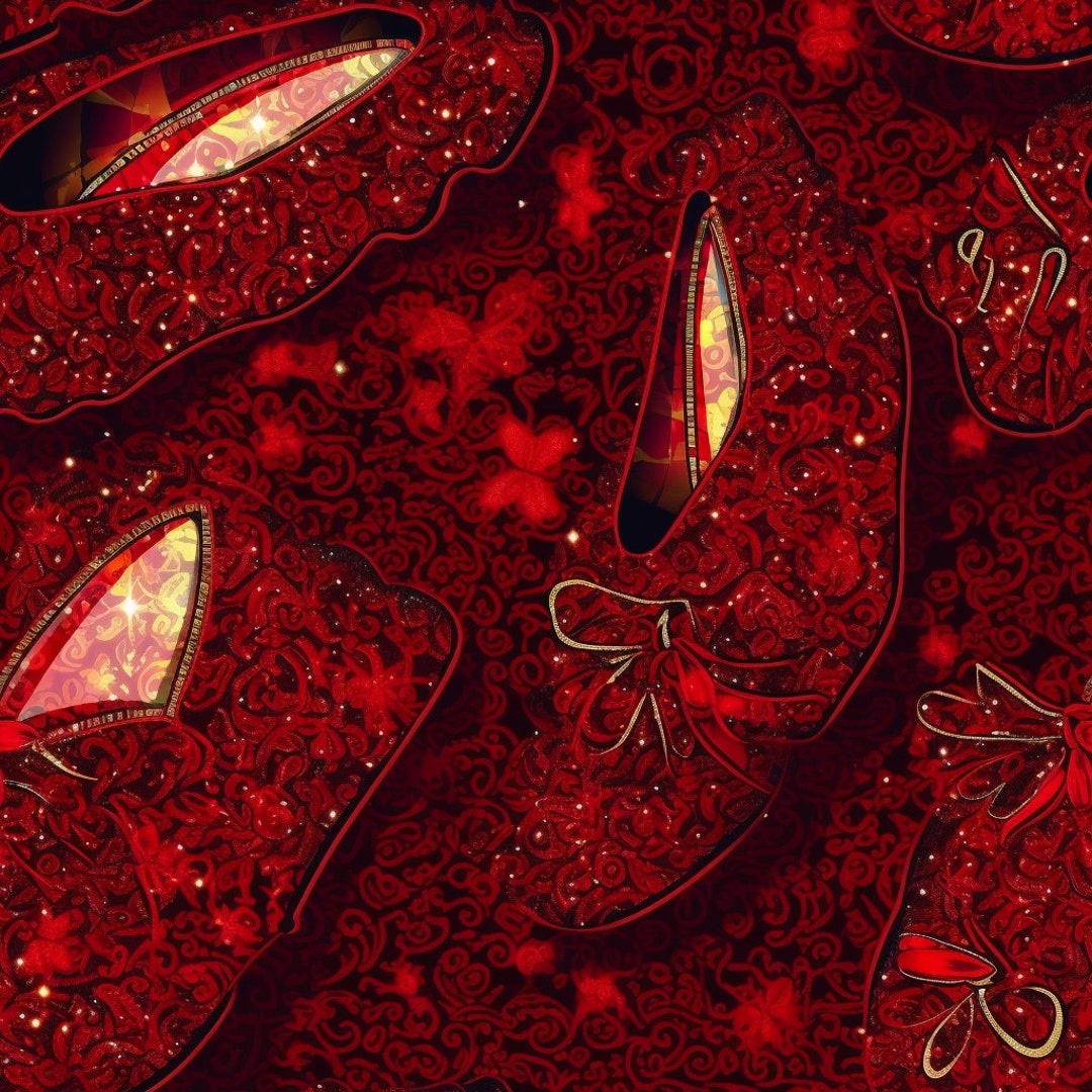 Ruby Slippers: Stunning Seamless Tile Art - Perfect for Backgrounds and ...