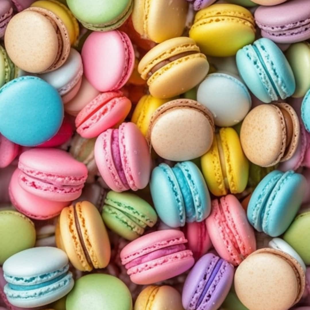 Sweet Macaroons: Stunning Seamless Tile Art - Perfect for Backgrounds ...