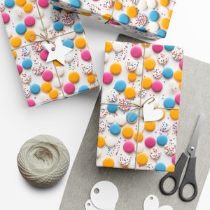 Sprinkle Delight: Premium Gift Wrap - Decorative Repeating Pattern ...