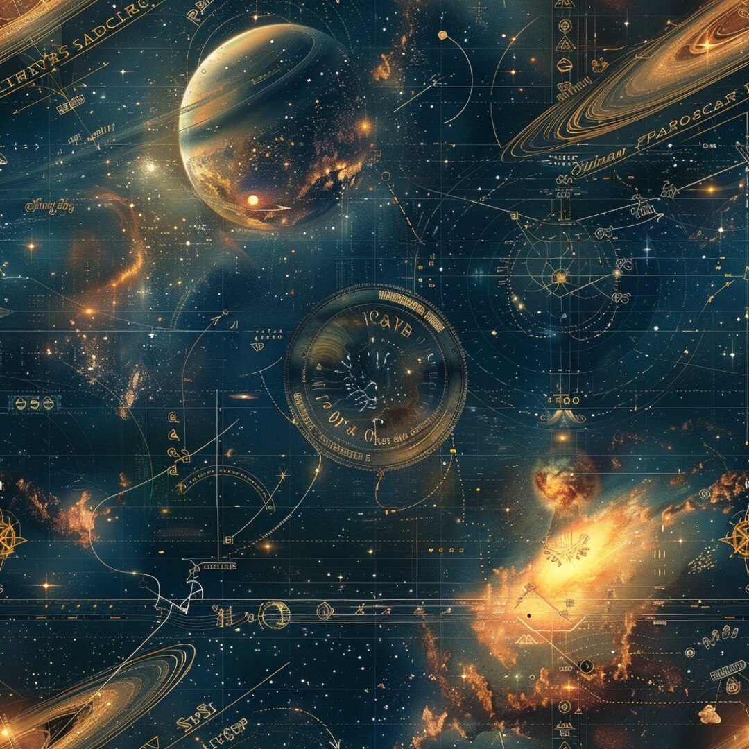 Star Maps V1: Seamless Outer Space Map Tile - Perfect for Backgrounds ...