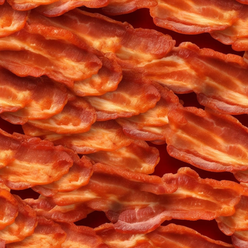 Bacon Heaven: Delicious Seamless Tile Art - Perfect for Backgrounds and ...