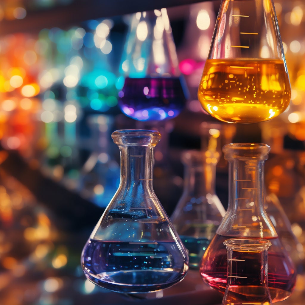 Chemistry Flasks: Stunning Seamless Tile Art - Perfect for Backgrounds ...