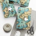 Treasure Map V4: Premium Gift Wrap - Decorative Repeating Pattern ...