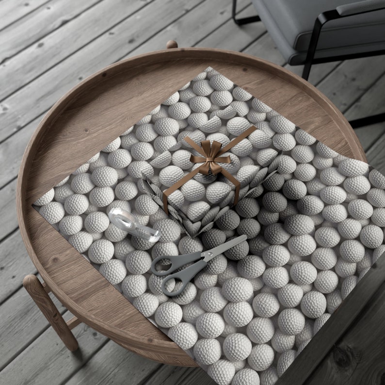 Golf Ball Dimples: Premium Gift Wrap - Decorative Repeating Pattern ...