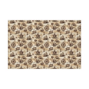 Treasure Map V2: Premium Gift Wrap - Decorative Repeating Pattern ...