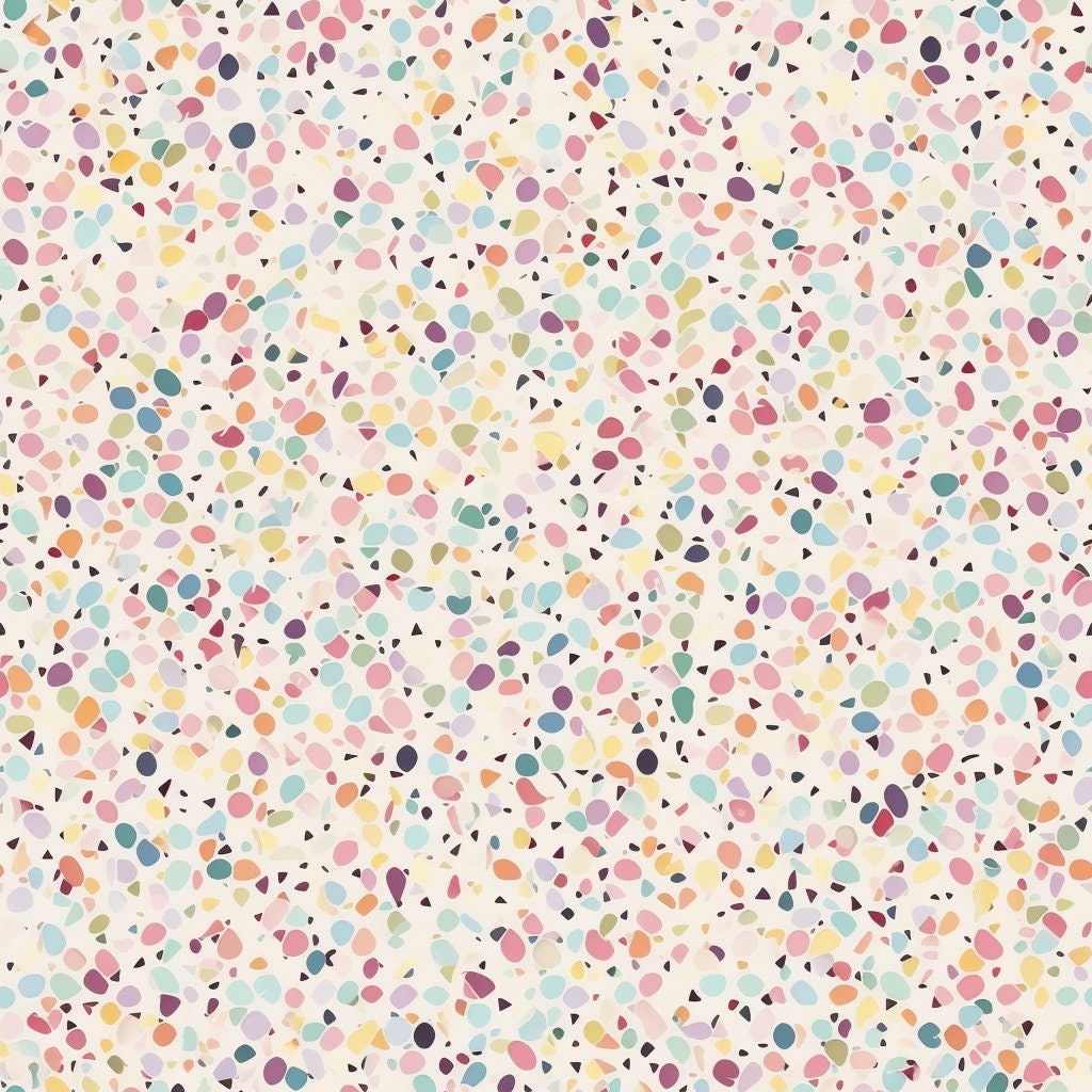 Pastel Confetti: Stunning Seamless Tile Art - Perfect for Backgrounds ...
