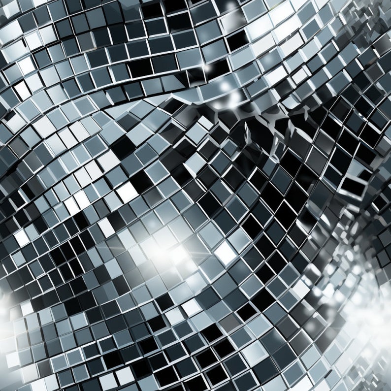 Disco Reflection: Stunning Seamless Tile Art - Perfect for Backgrounds ...