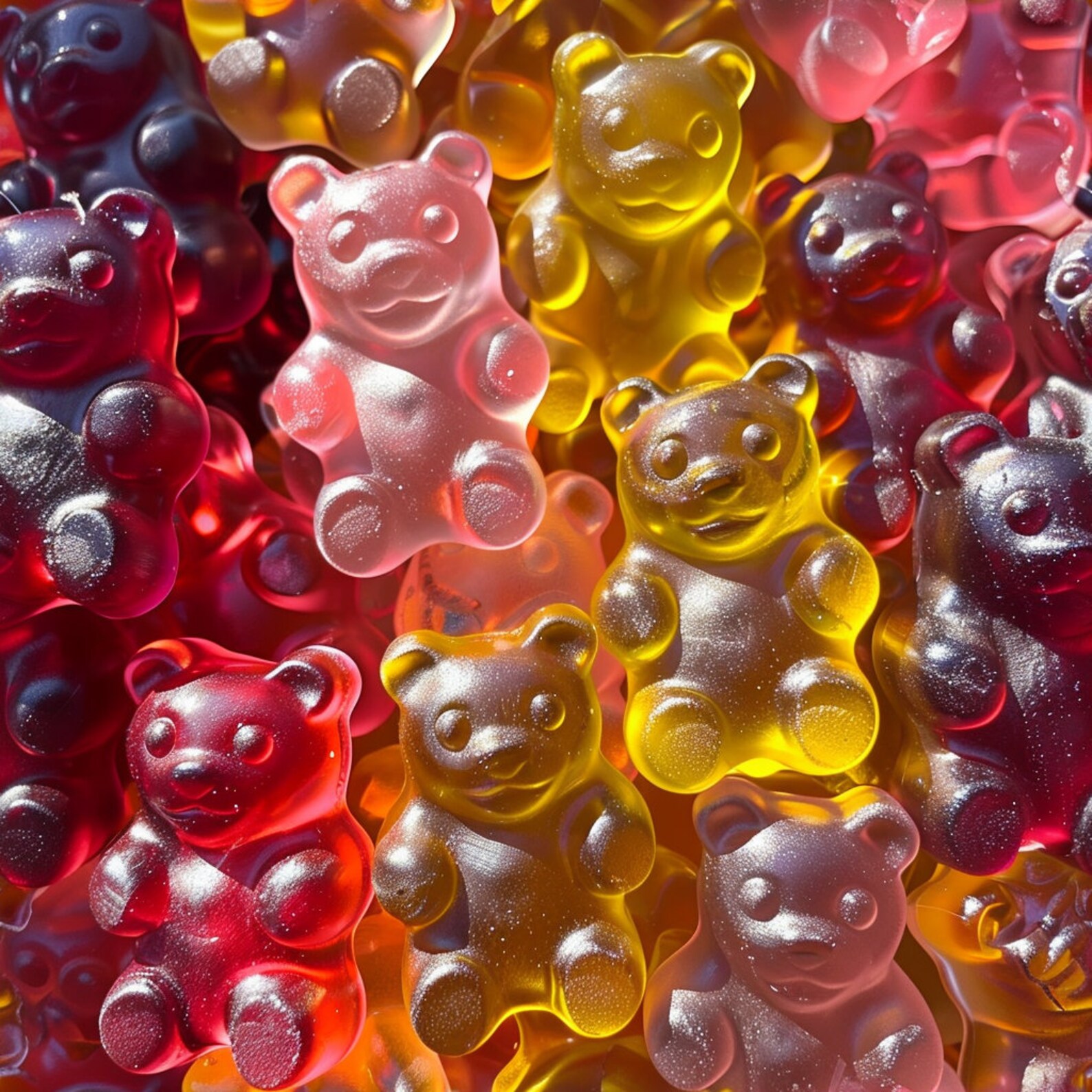 Gummy Pandas: Stunning Seamless Tile Art - Perfect for Backgrounds and ...