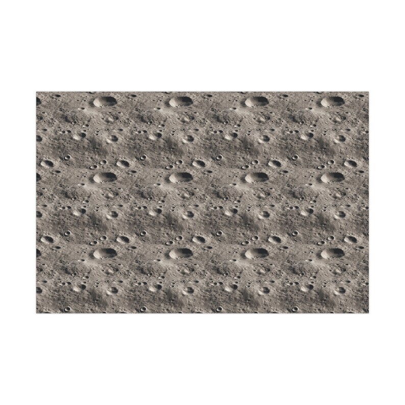 Lunar Surface: Premium Gift Wrap - Decorative Repeating Moon Pattern ...
