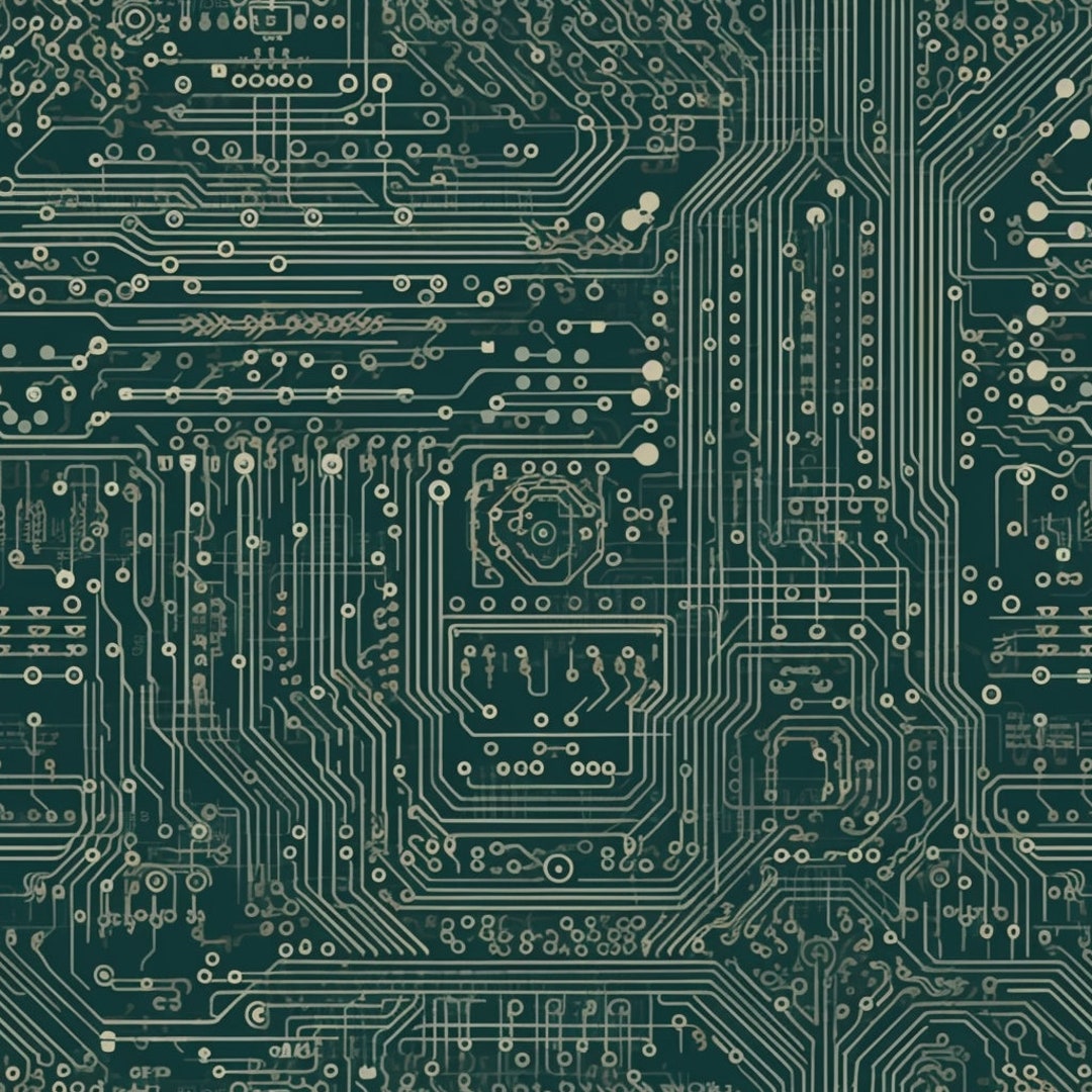 Circuit Board Stunning Seamless Tile Art Perfect For Backgrounds And Graphic Design Digital