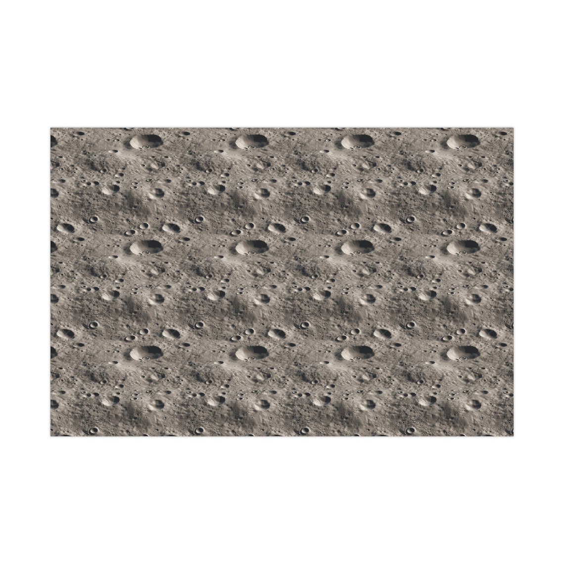 Lunar Surface: Premium Gift Wrap - Decorative Repeating Moon Pattern ...