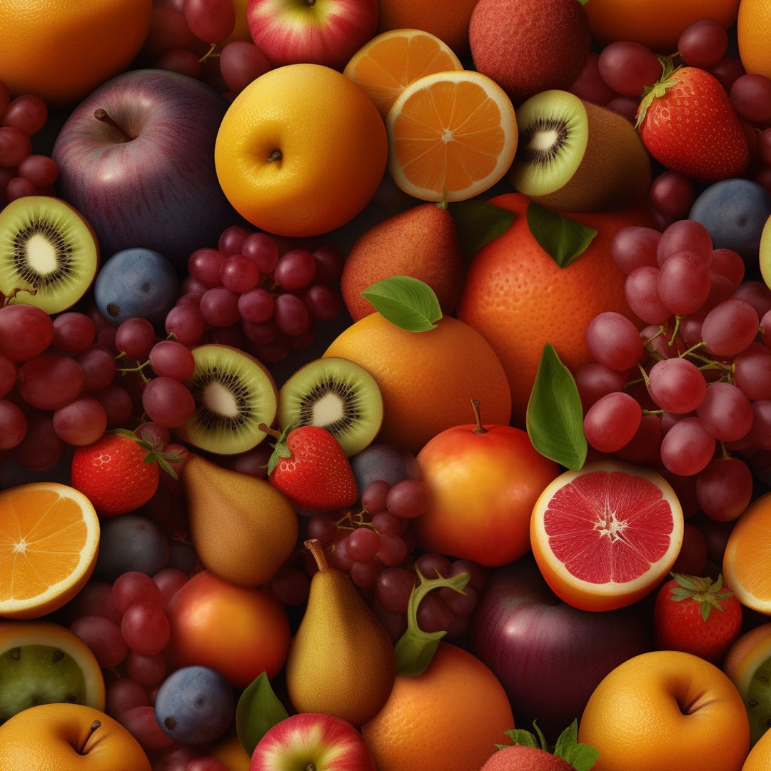 Mixed Fruit: Stunning Seamless Tile Art - Perfect for Backgrounds and ...