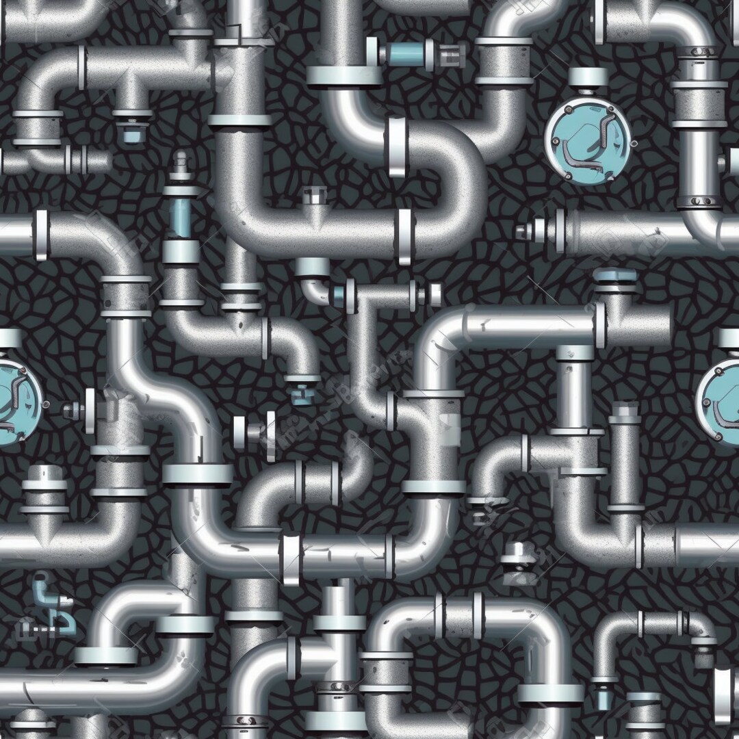 Pipe Network: Stunning Seamless Tile Art - Perfect for Backgrounds and ...
