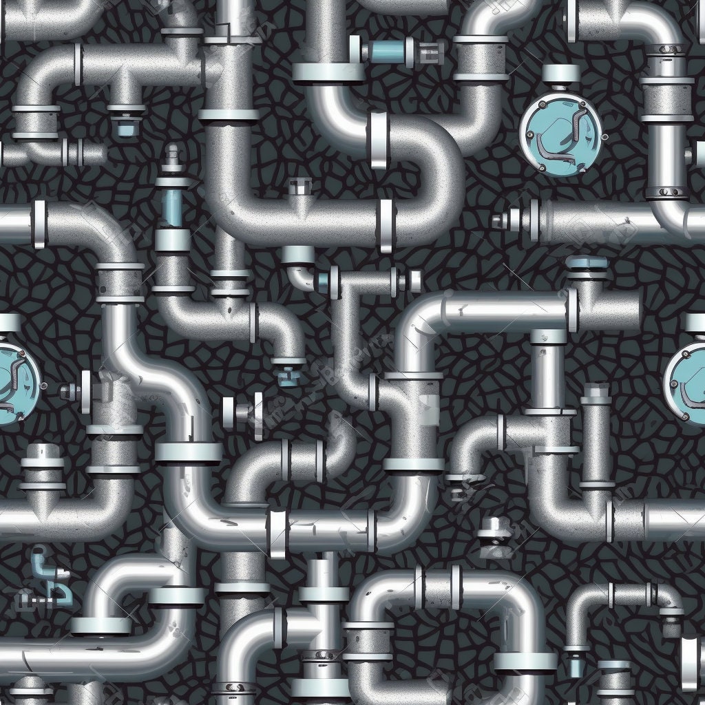 Pipe Network: Stunning Seamless Tile Art - Perfect for Backgrounds and ...