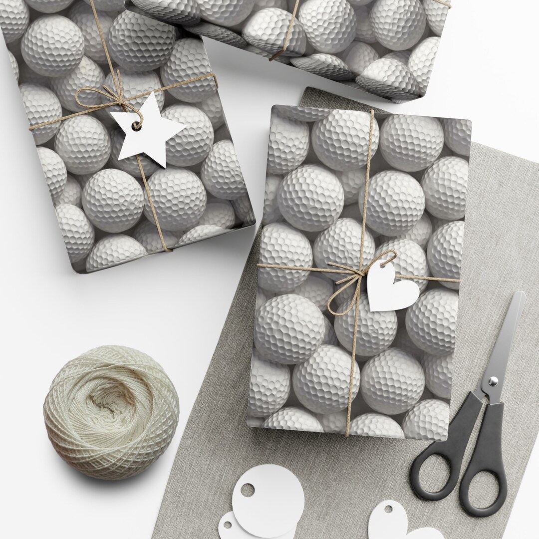 Golf Ball Dimples: Premium Gift Wrap - Decorative Repeating Pattern ...