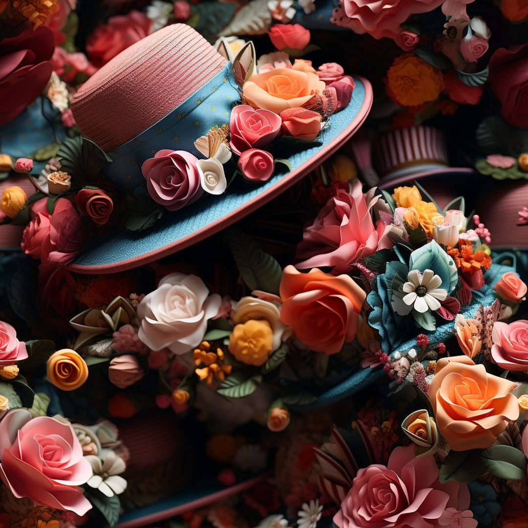 Fantastic Hats: Stunning Seamless Tile Art - Perfect for Backgrounds ...