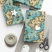 Treasure Map V4: Premium Gift Wrap - Decorative Repeating Pattern ...