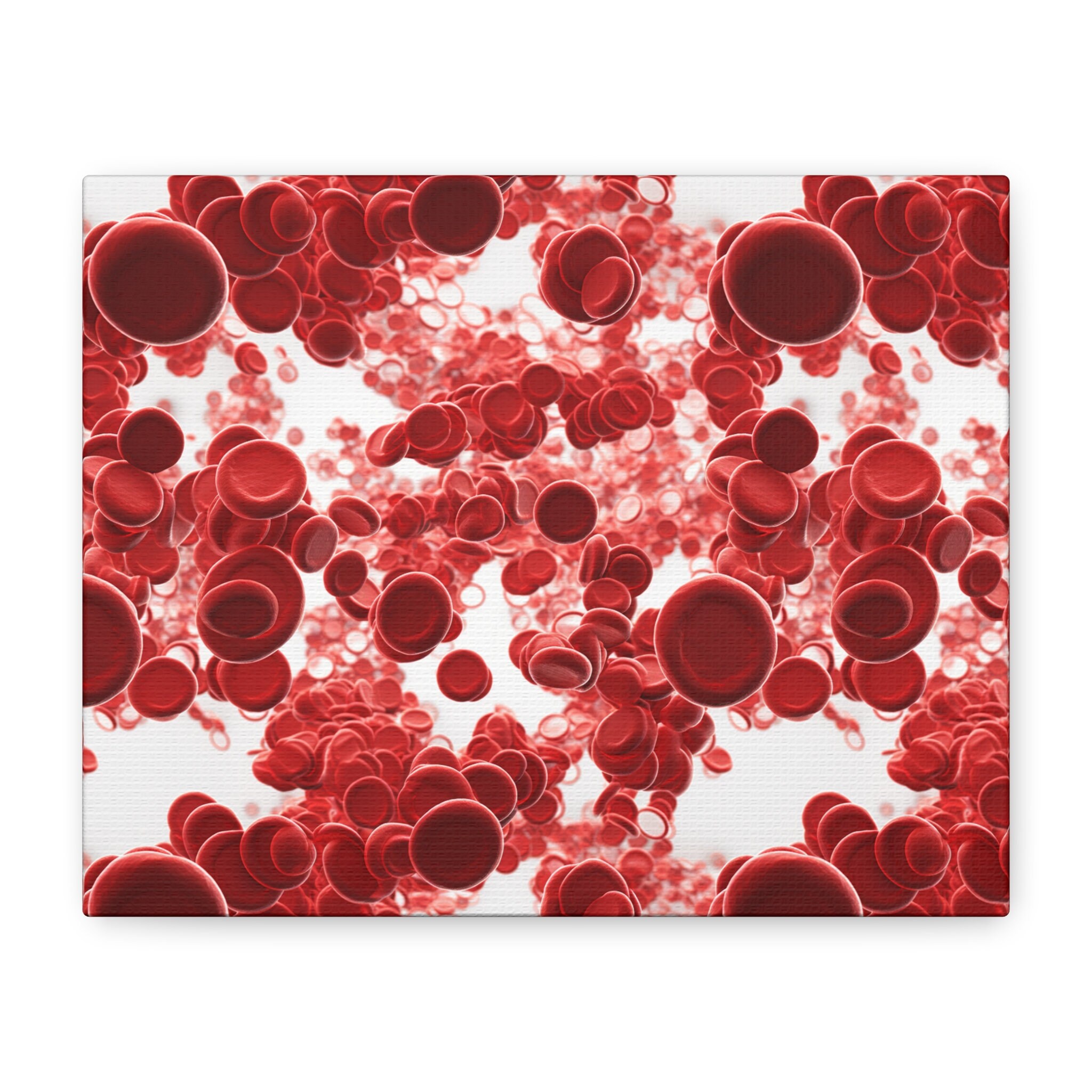 Red Blood Cells Matte Canvas, Stretched, 1.25", 9 Sizes - Etsy