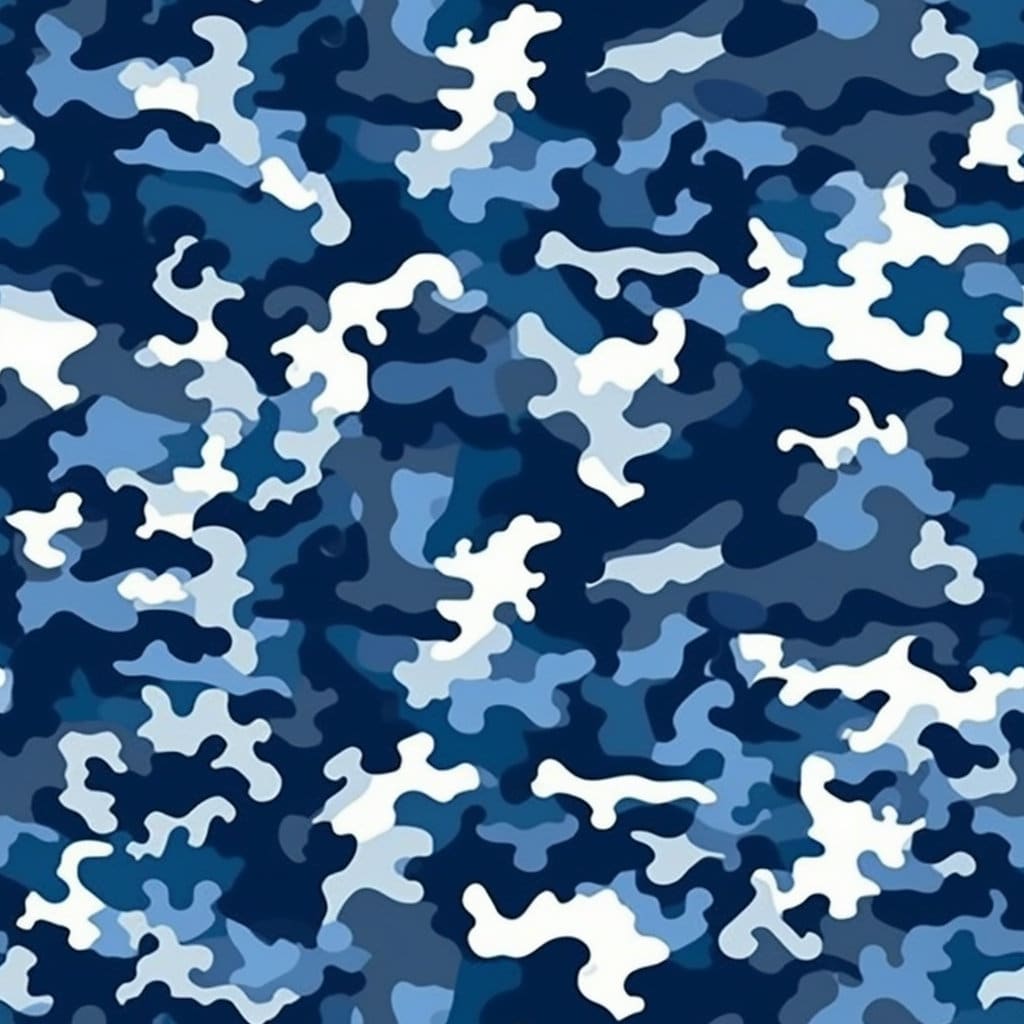 Blue Digital Camo Wallpaper