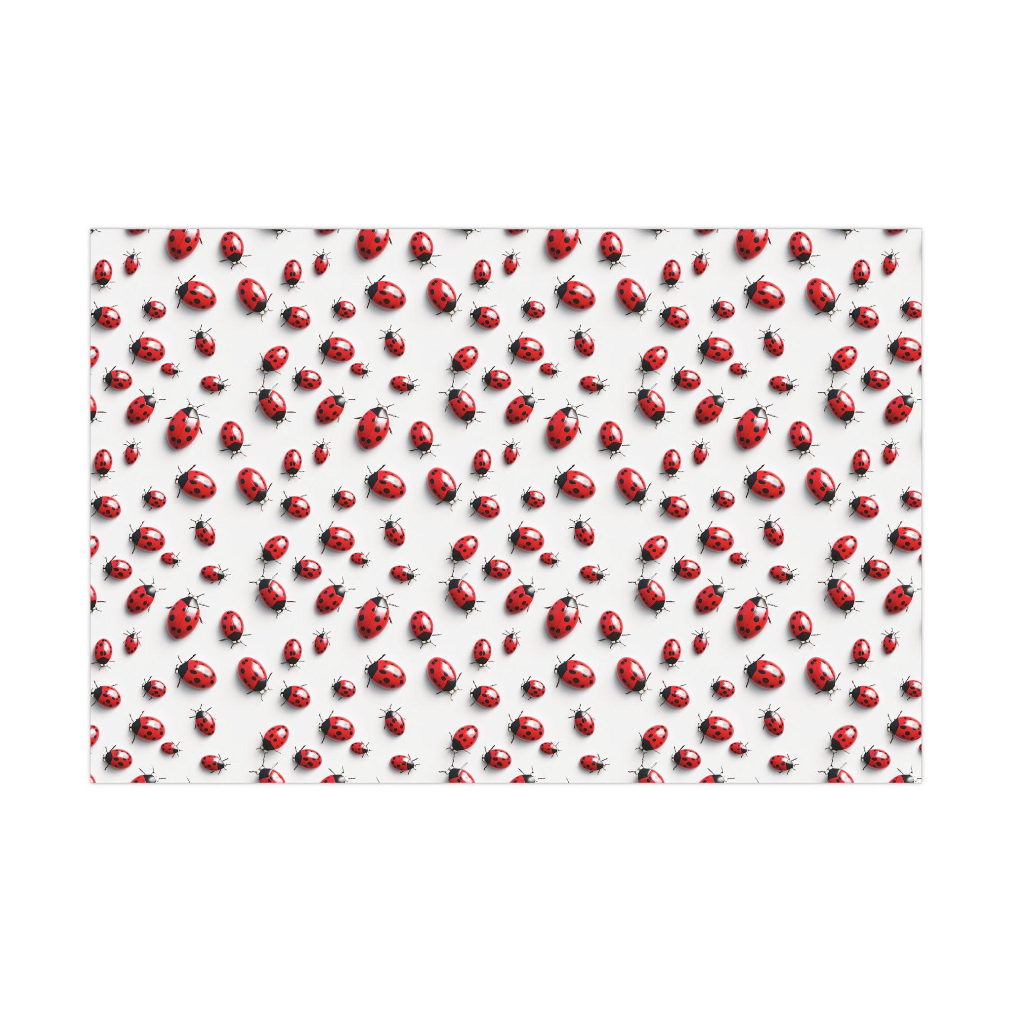 Ladybug Ensemble: Premium Gift Wrap - Decorative Repeating Pattern ...