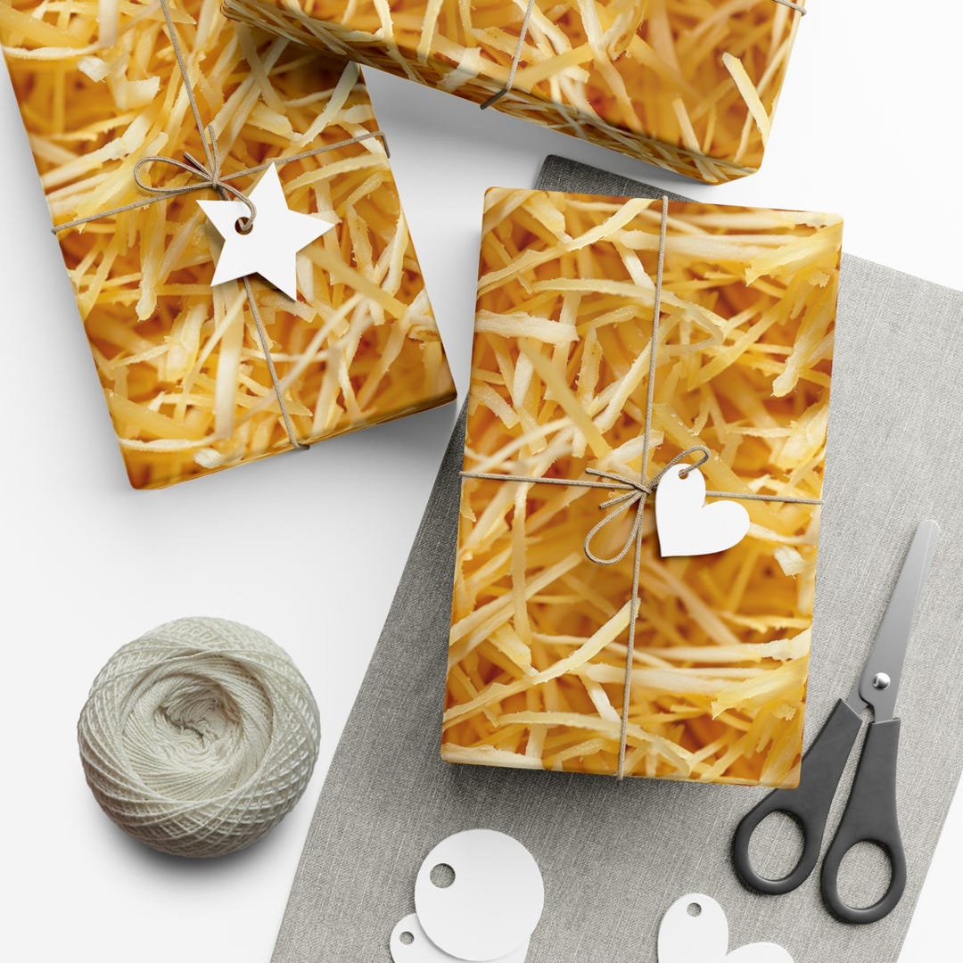 Hash Browns: Premium Gift Wrap - Decorative Repeating Pattern, Matte ...