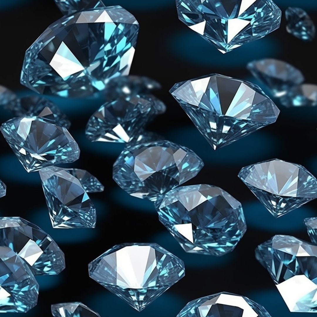 Blue Diamonds: Stunning Seamless Tile Art - Perfect for Backgrounds and ...