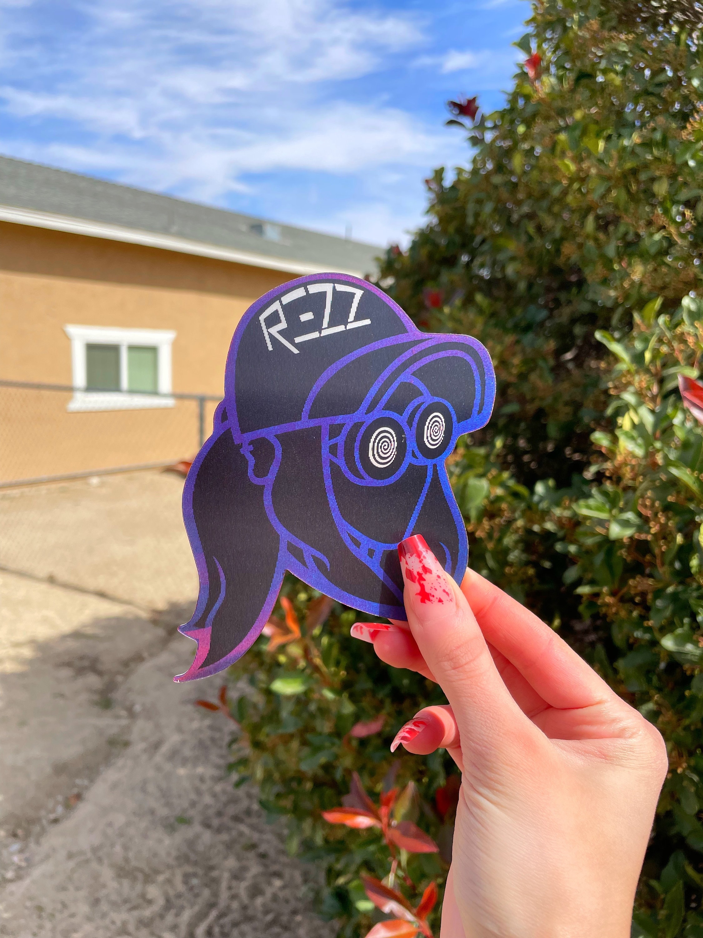 Rezz 3D Motion Sticker Decals Edm Laptop Decals Car - Etsy