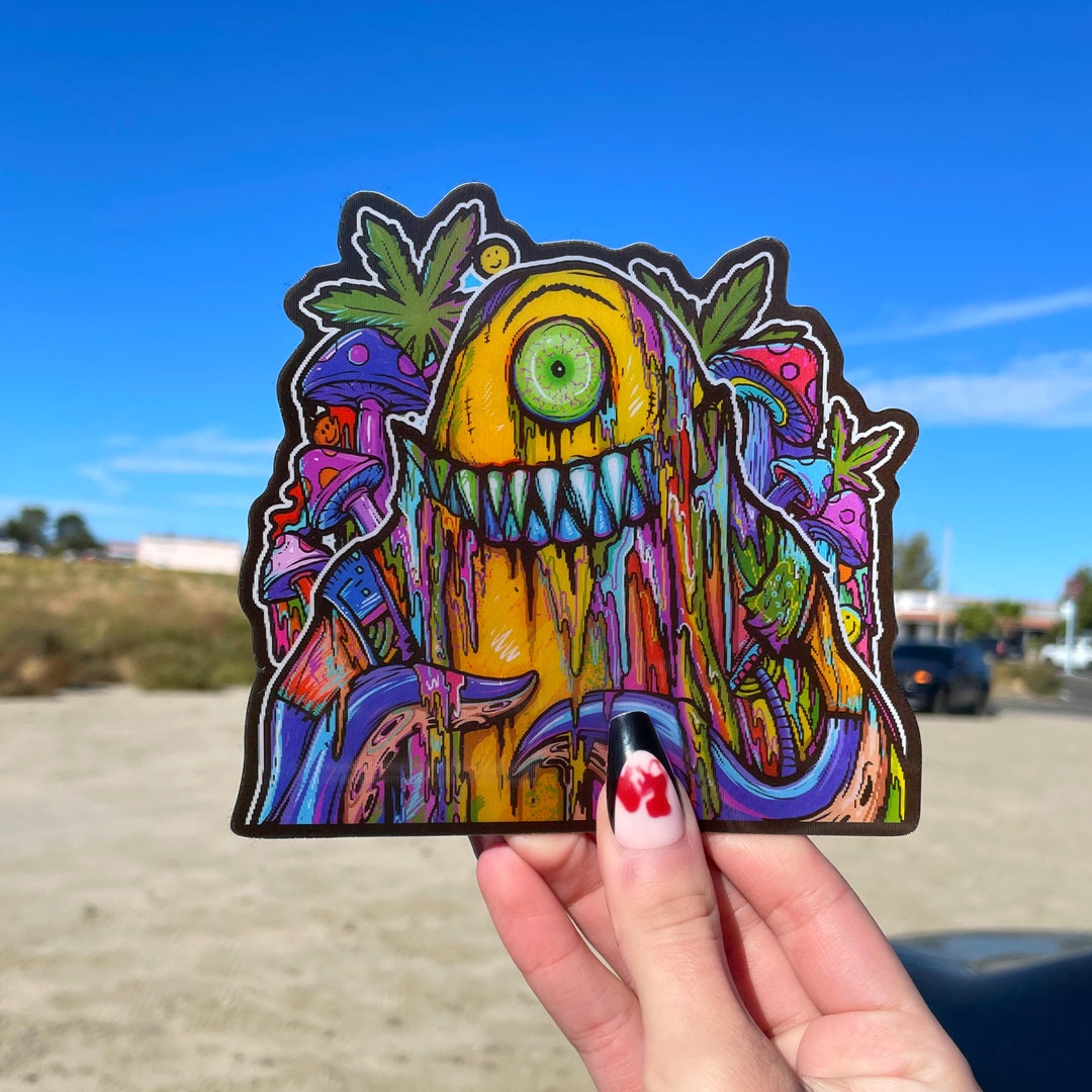 Cyclops 3D Motion Sticker | Decals | Edm | Laptop Decals | Car Decals ...