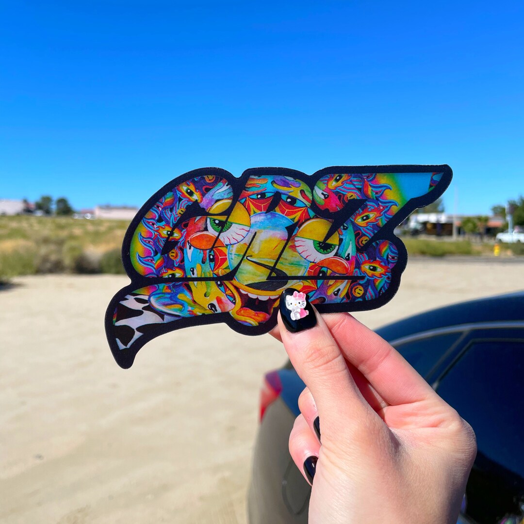 Griz 3D Motion Sticker | Decals | Edm | Laptop Decals | Car Decals ...